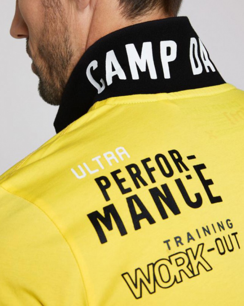 Polo CAMP DAVID pánske CS2302-3535-33 active yellow | BENOFASHION