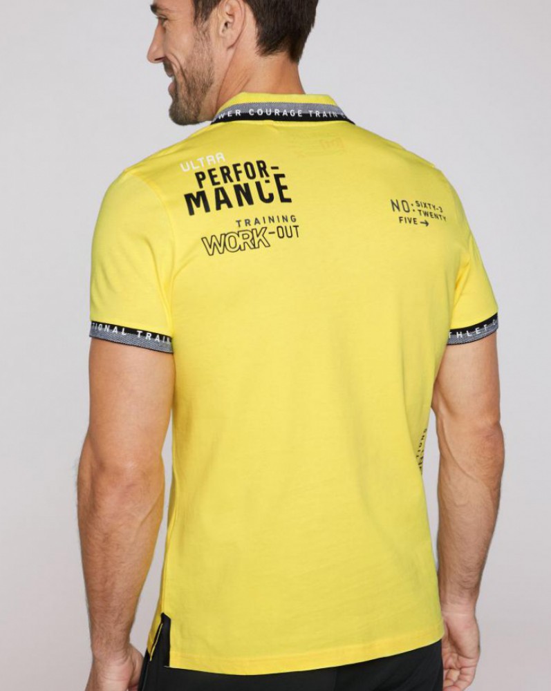 Polo CAMP DAVID pánske CS2302-3535-33 active yellow | BENOFASHION